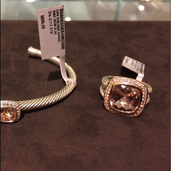 David Yurman | Jewelry | David Yurman Albion Ring Morganite Rose Gold ...
